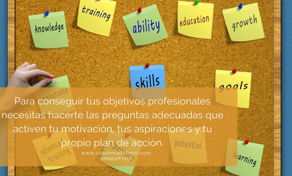 100 preguntas para conseguir tus objetivos profesionales - Coach Maite Finch
